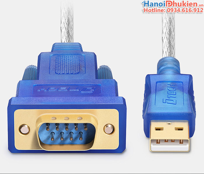Cáp USB sang RS232 dài 1.2M (USB sang COM) chip FTDI Dtech DT-5011